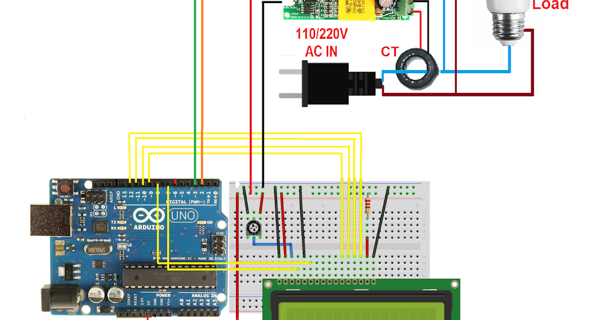 Arduino 220V AC Power meter using PZEM004T ~ Simple Projects