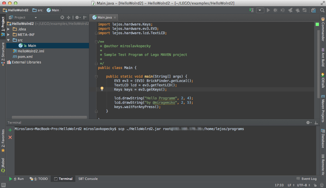A Lego Mindstorm EV3 Tutorial: LeJOS Installation