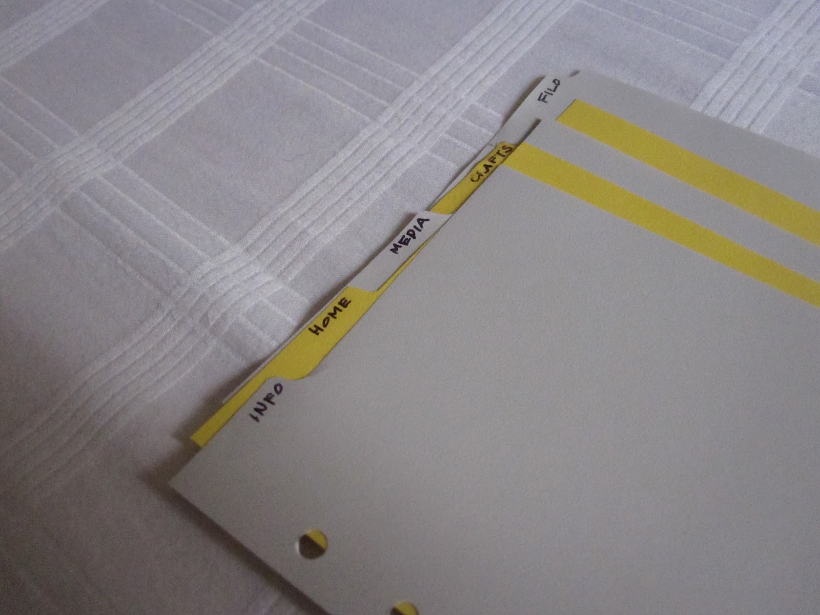 The Storage Studio: DIY Tabs/Dividers