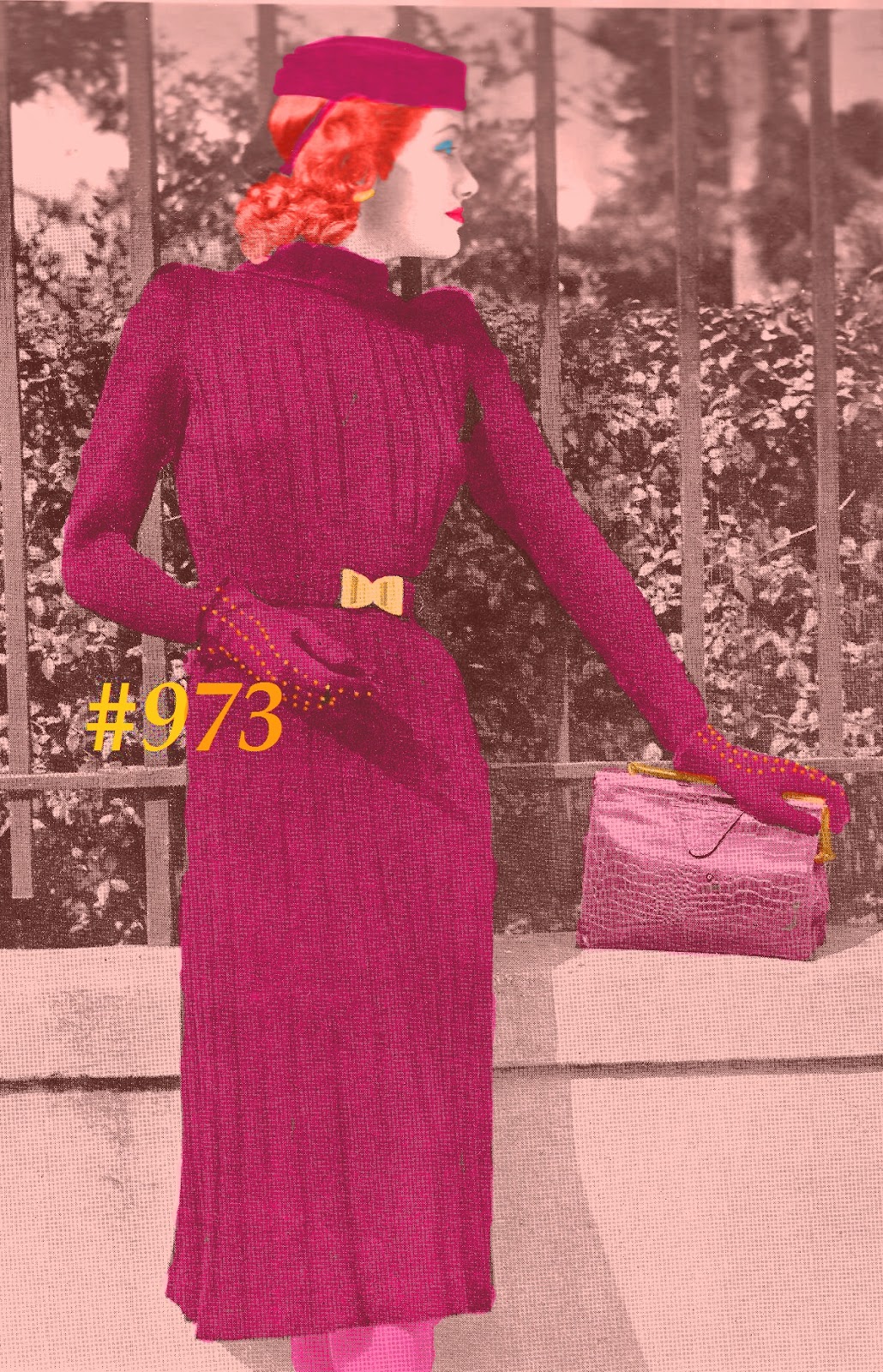 Miss Julia's Patterns: Free Pattern - Vintage 1938 Afternoon Chic Dress ...
