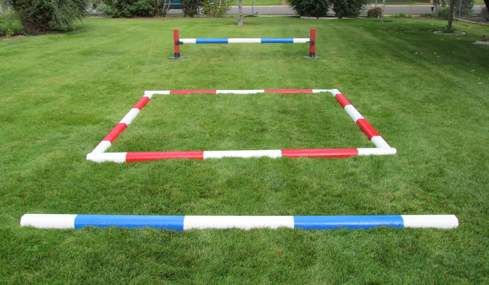 AP Quarter Horses: How to stripe your rails/poles