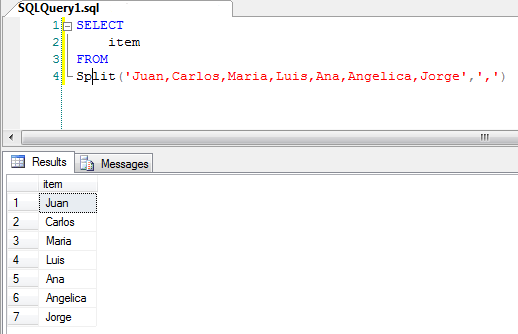 Códigos de Tillo: Split en SQL (Convertir cadena en consulta)