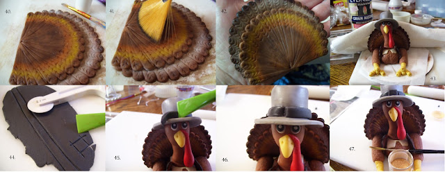 Crazy Cool Cakes by Linda: Have Mercy Turkey Tutorial in Fondant