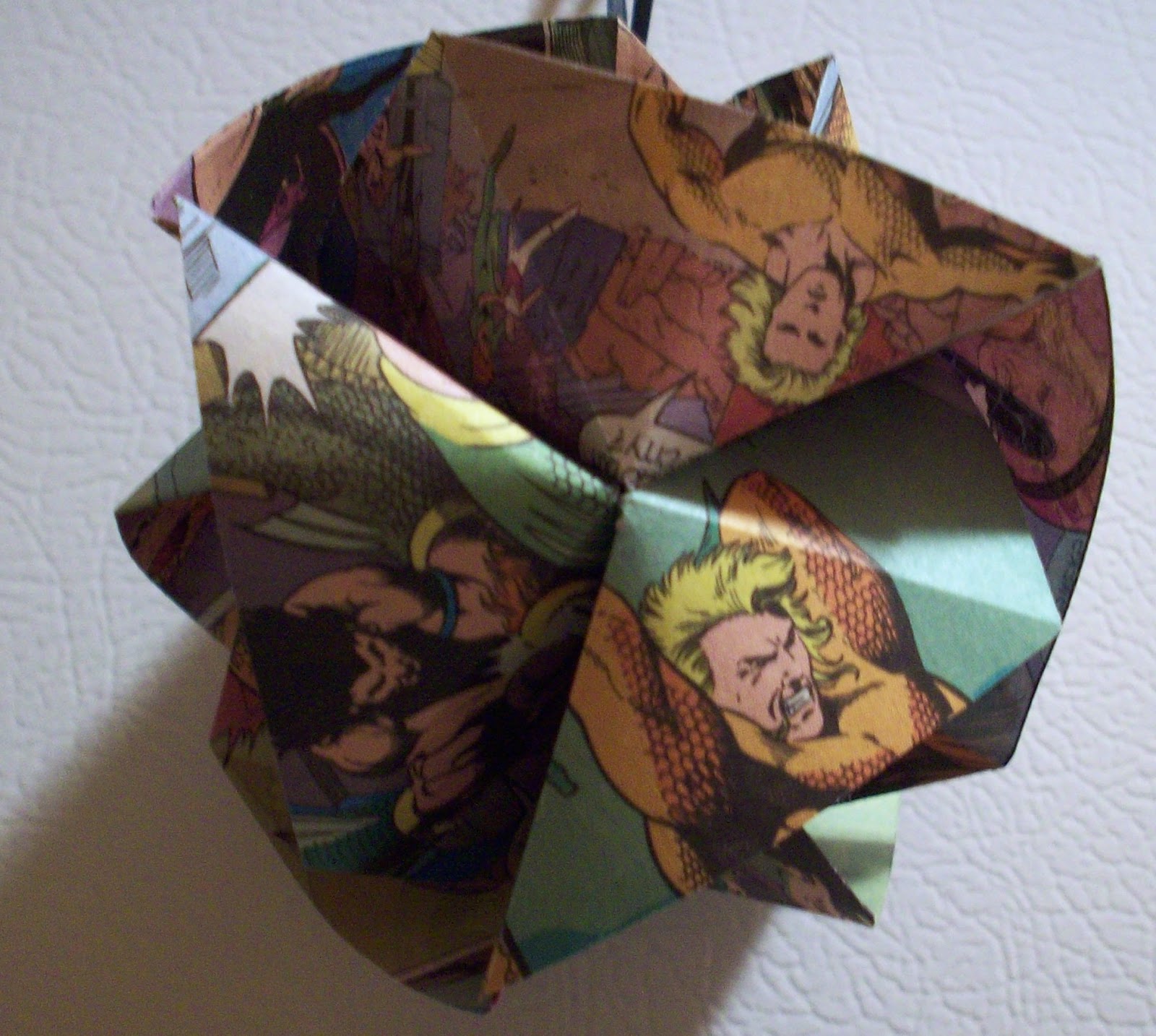 Curiosity Blogged the Kat: Making comic book origami