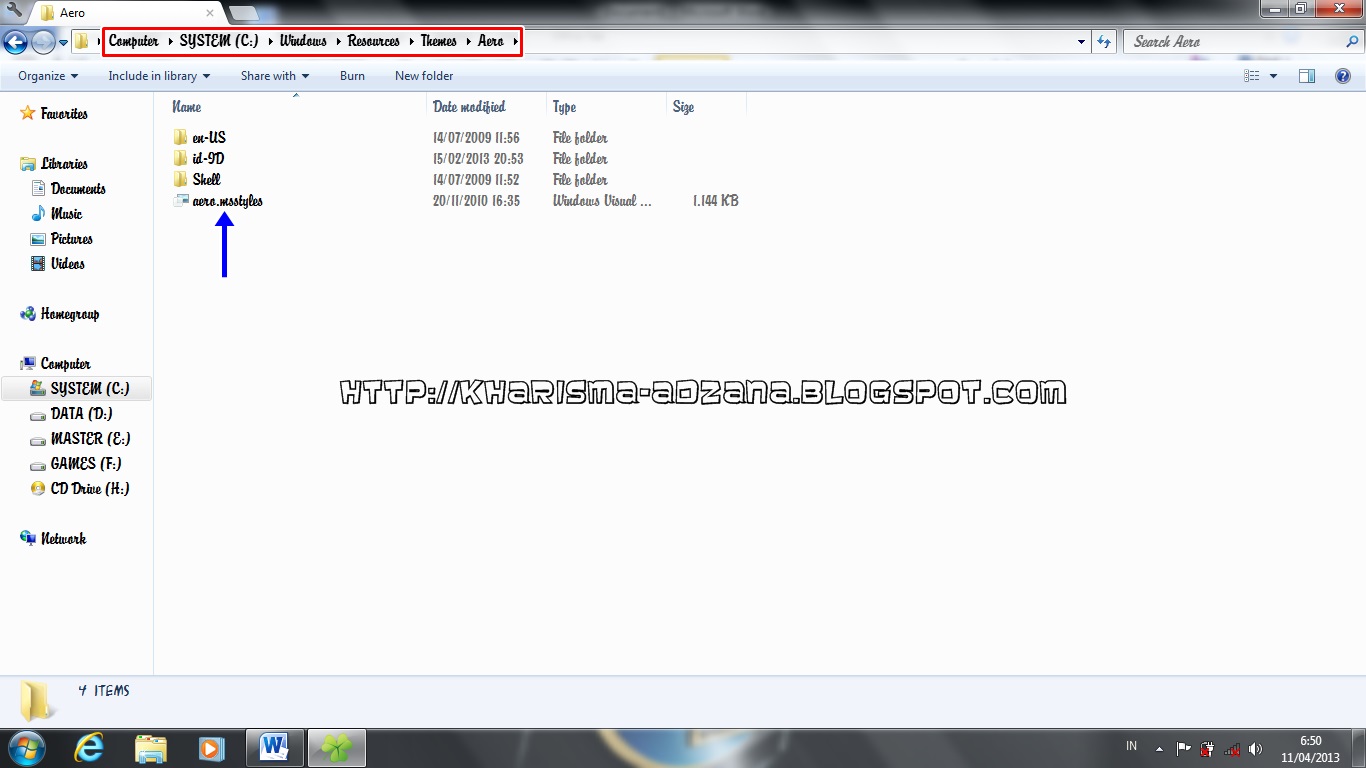 Cara Mengganti Font Pada Windows 7 - Kharisma Blog