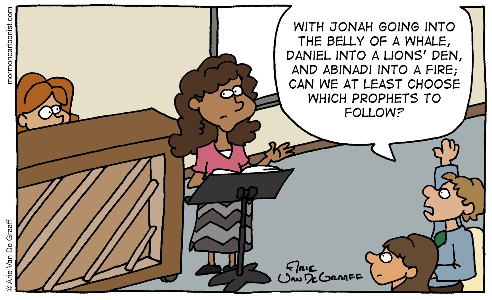 Ward Cartoonist: Follow the Prophet