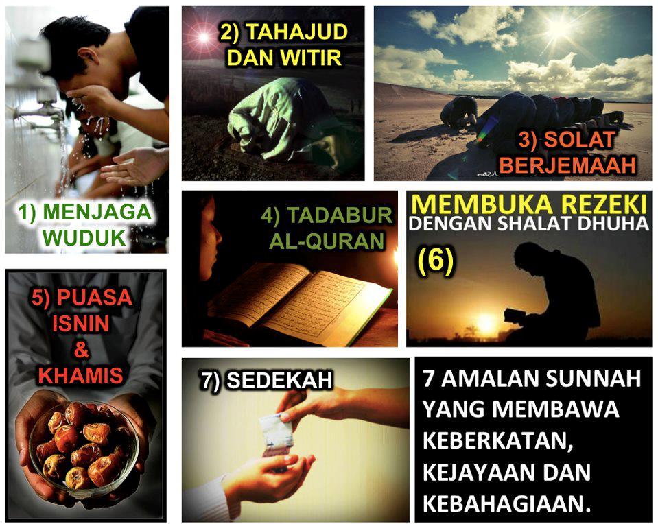 Jiwa Hamba: 7 Amalan Sunnah Rasulullah SAW