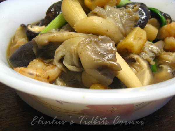 Elinluv's Tidbits Corner: Stir Fry Fresh Shiitake And Oyster Mushrooms ...