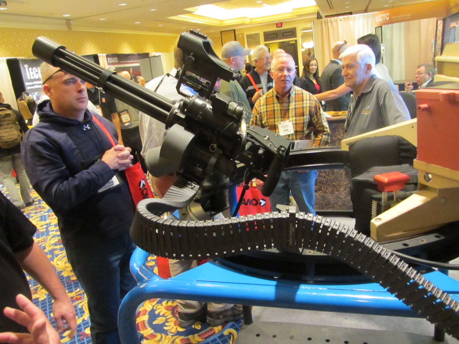Firearms and Training: 2012 SHOT Show: XM134 Mini Gun