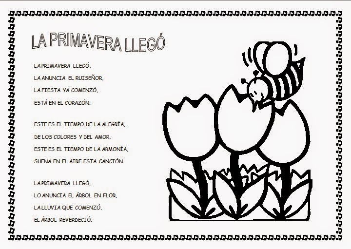 CANTORES INFANTILES: LA PRIMAVERA LLEGÓ