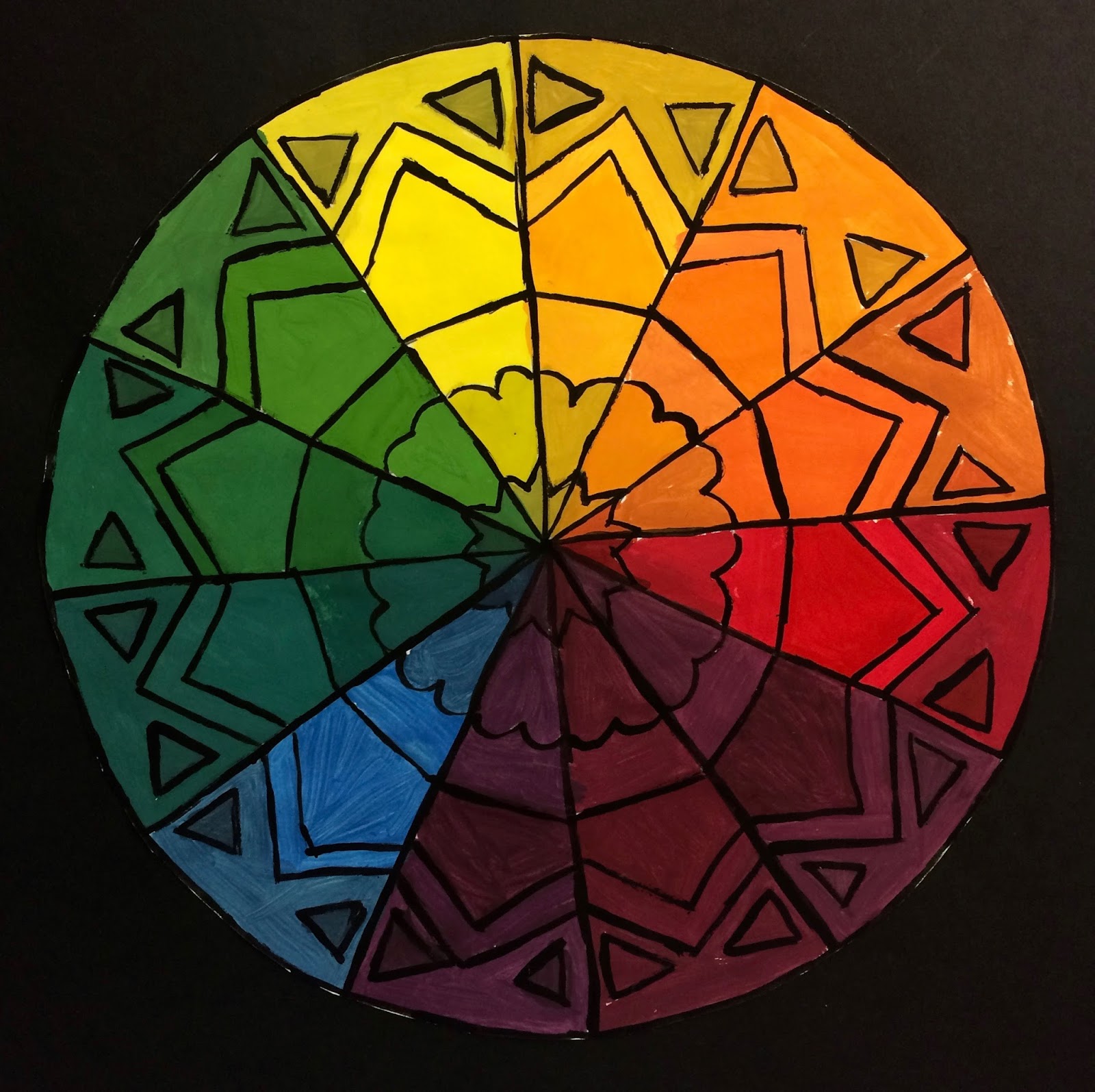 Color Wheel Mandala