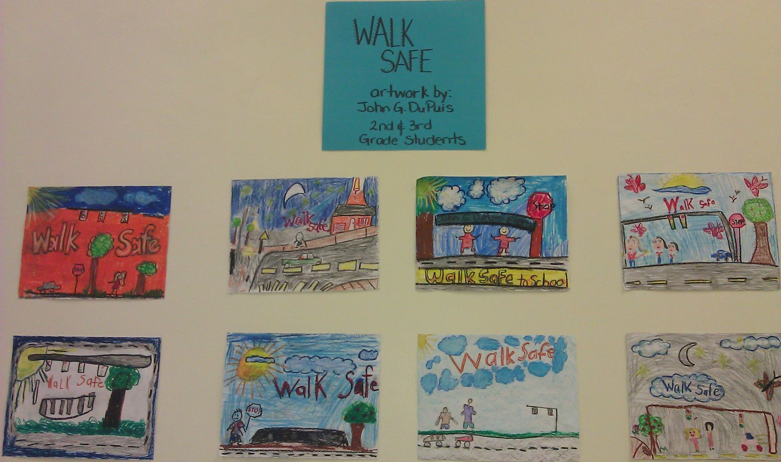 the artroom: Walk Safe Posters