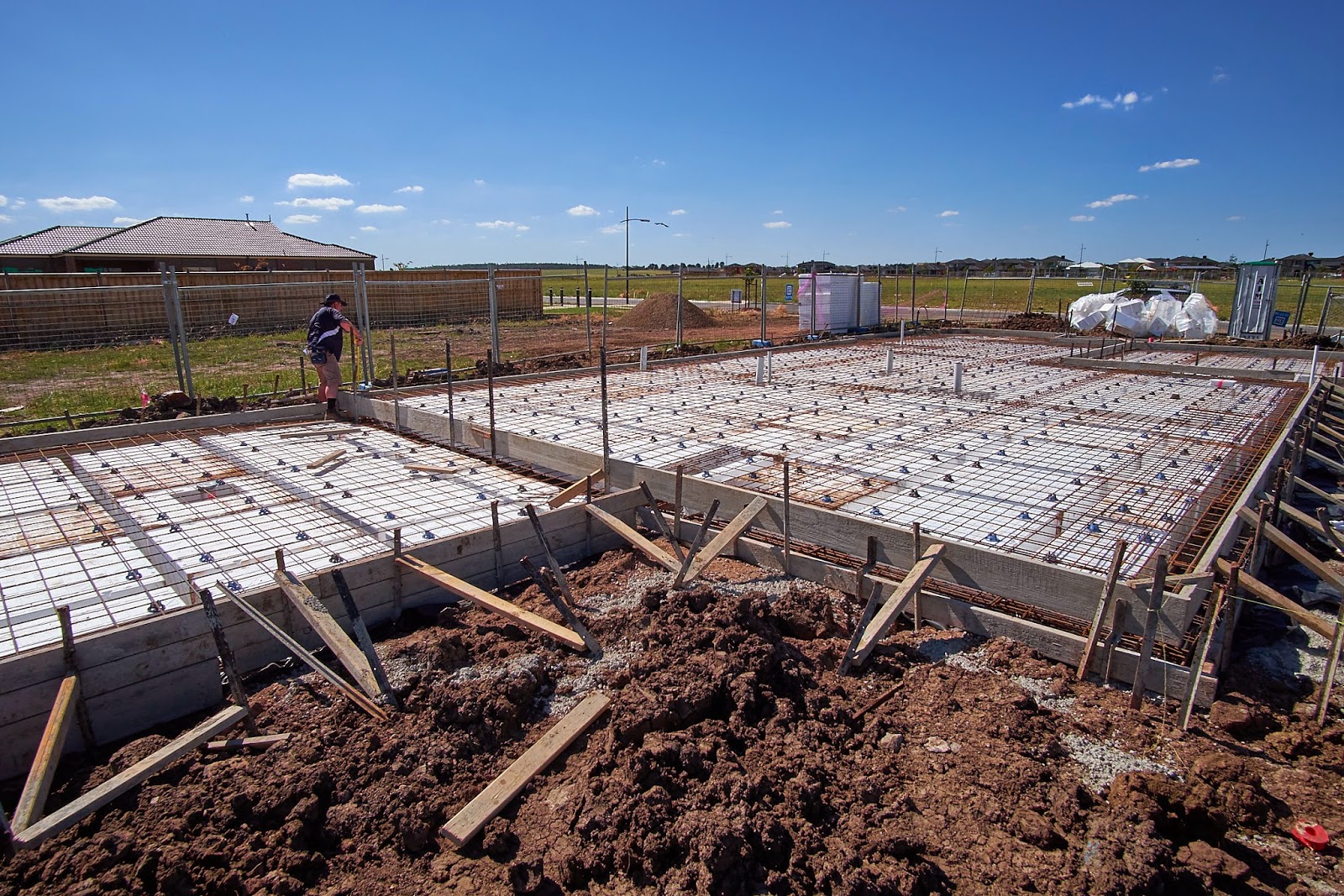 Building A Home Down Under: Pre-pour Slab Inspection