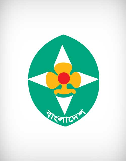 bangladesh girls guide association vector logo