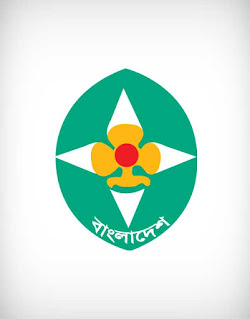 bangladesh girls guide association vector logo