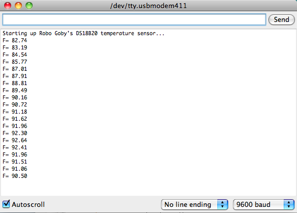 RoboGoby – ROV/AUV Submersible: Arduino Sensor: DS18B20 1-Wire Temp. Probe