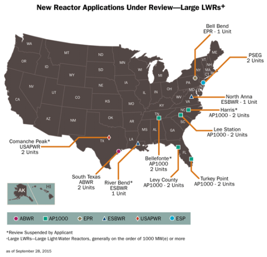Nuclear Waste Concerns: Nuclear Regulatory Commission Maps