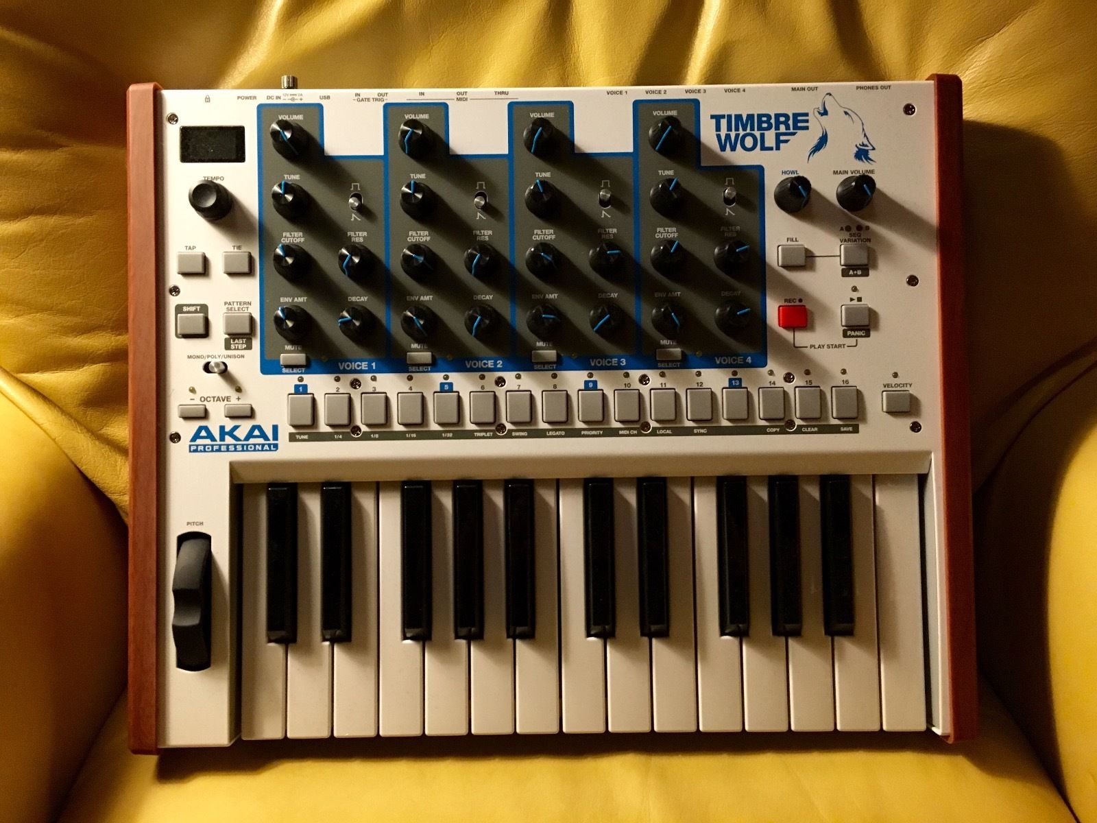 MATRIXSYNTH: Akai Timber Wolf analog synth