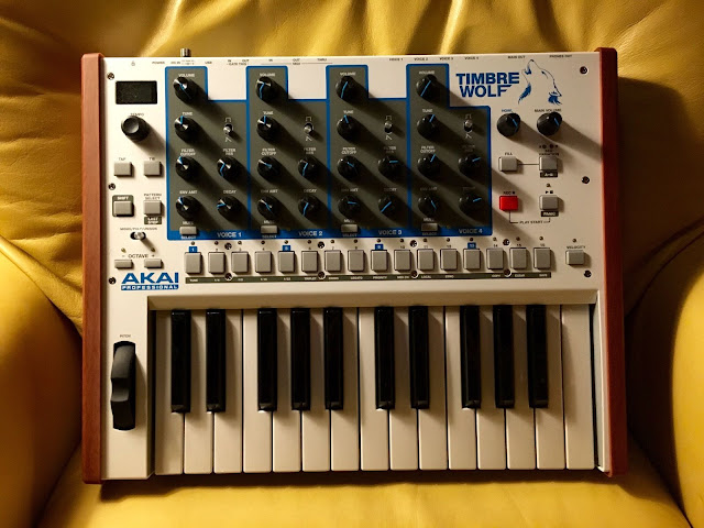 MATRIXSYNTH: Akai Timber Wolf analog synth