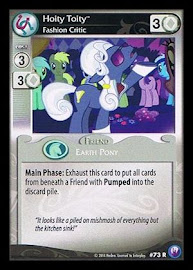 My Little Pony Hoity Toity, Fashion Critic Canterlot Nights CCG Card ...