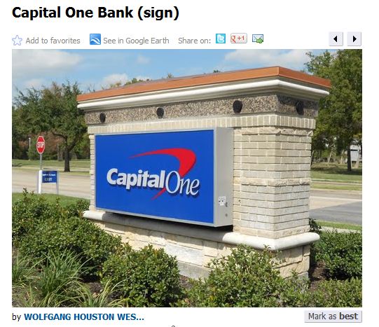 H-Town-West Photo Blog: Capital One Branch Location on Eldridge