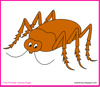 Free Tracing Line Printable: Beetle Tracing Picture
