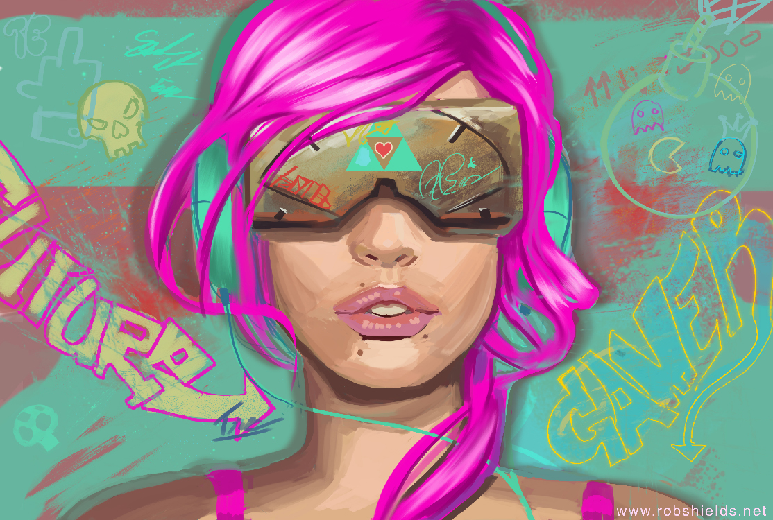 Images: Science Fiction, Graffiti Art, And Comic Books Converge In Rob ...