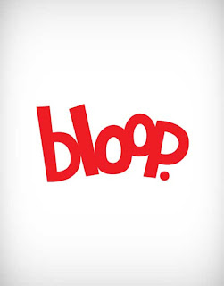 bloop ice cream vector logo