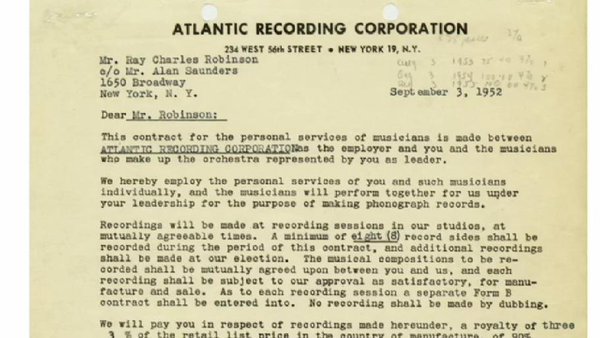 Ray Charles Video Museum: Ray Charles Is In Town - Chronology 1952