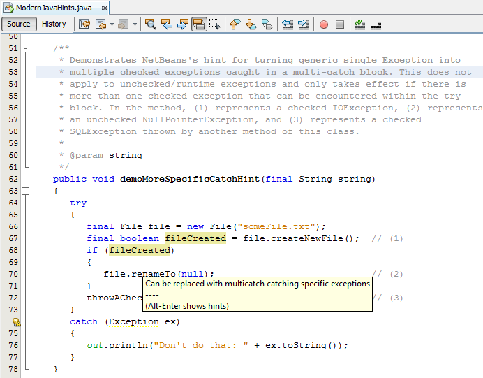 Seven NetBeans Hints for Modernizing Java Code - Java Code Geeks