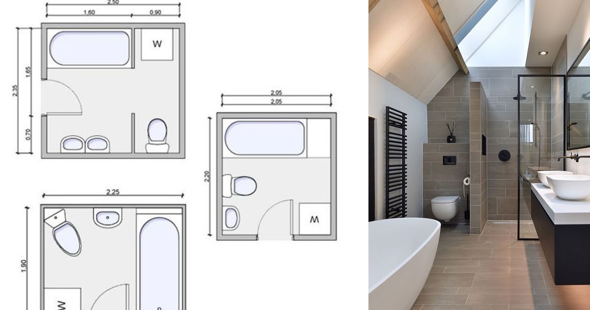 Ukuran Minimal Toilet dan Kamar Mandi - Dunia Sipil