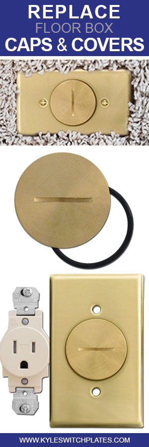 Kyle Switch Plates: How to Replace a Cover for an Outlet in the Floor