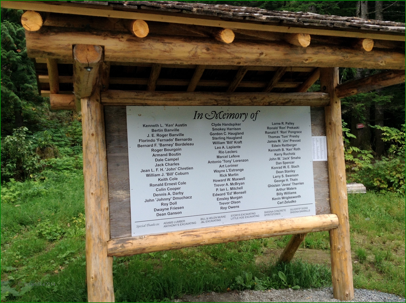 Northern Interior British Columbia: Usk Pioneer Chapel And Memorial To ...