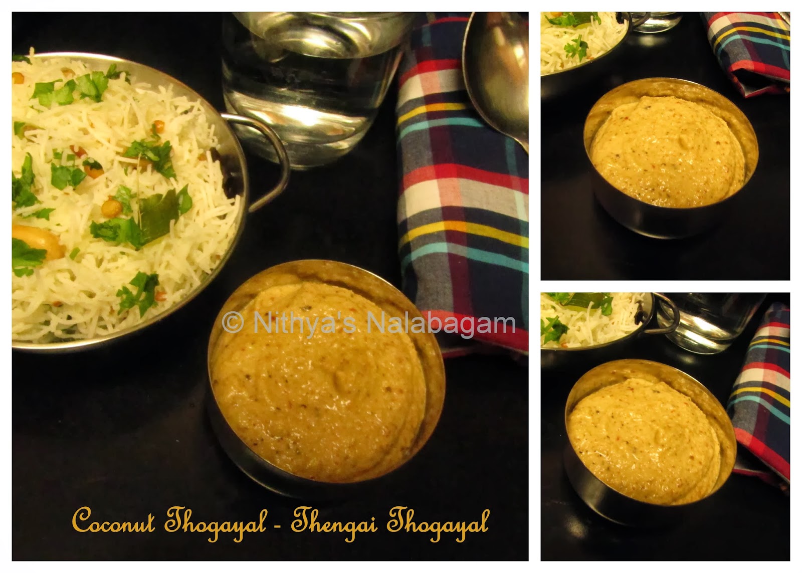 Coconut Thogayal | Thengai Thuvaiyal |Nithya's Nalabagam