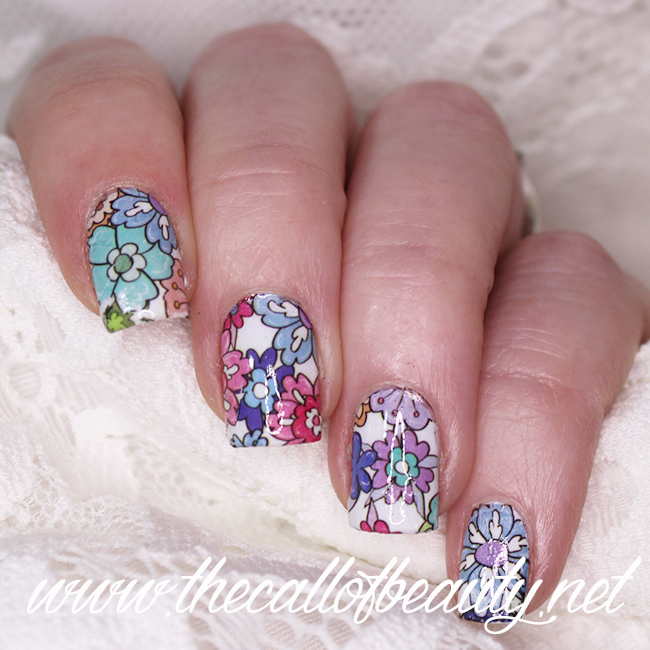 Nail Art Floral Morning