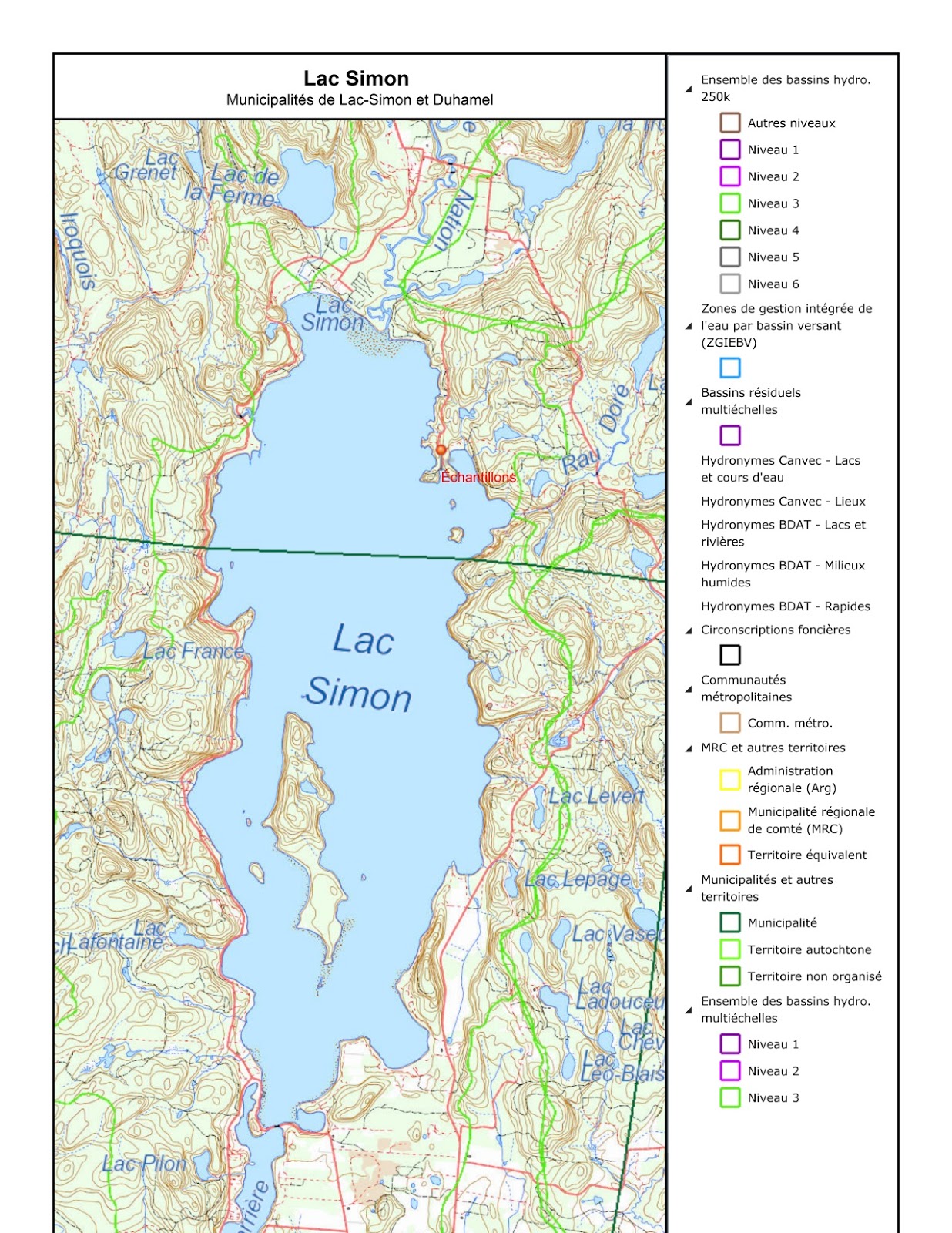 Lac Simon "One Lake - One Chance": août 2015