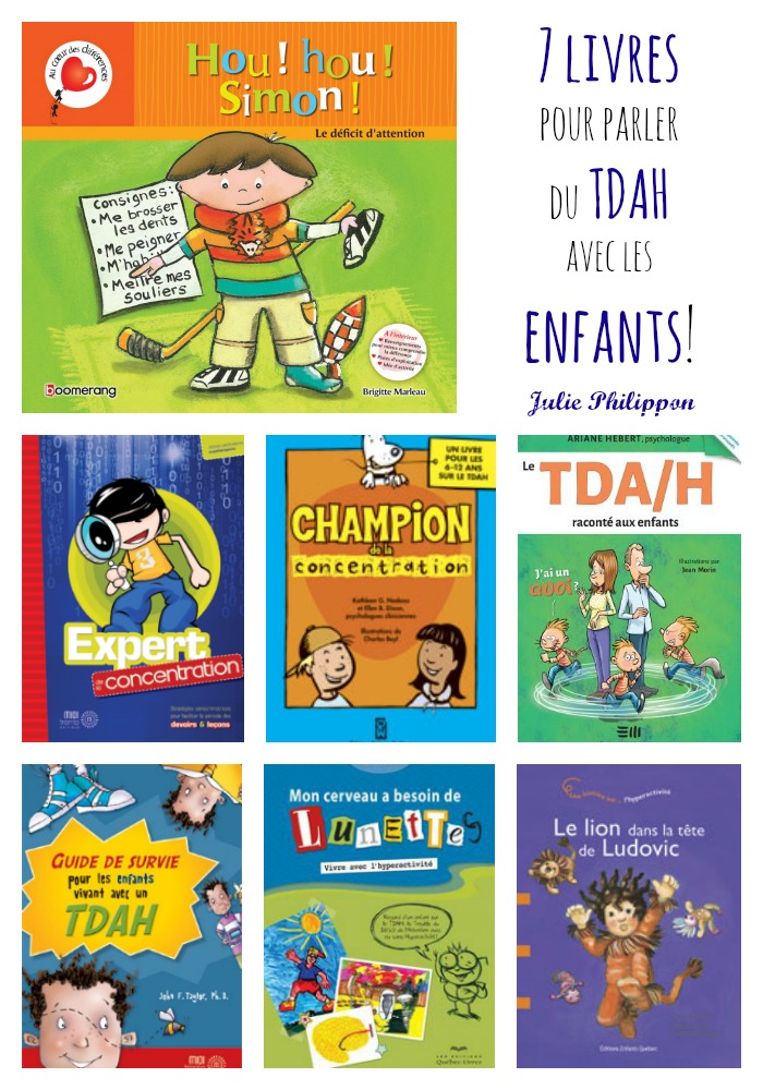 TDAH: 7 livres pour en parler avec les enfants