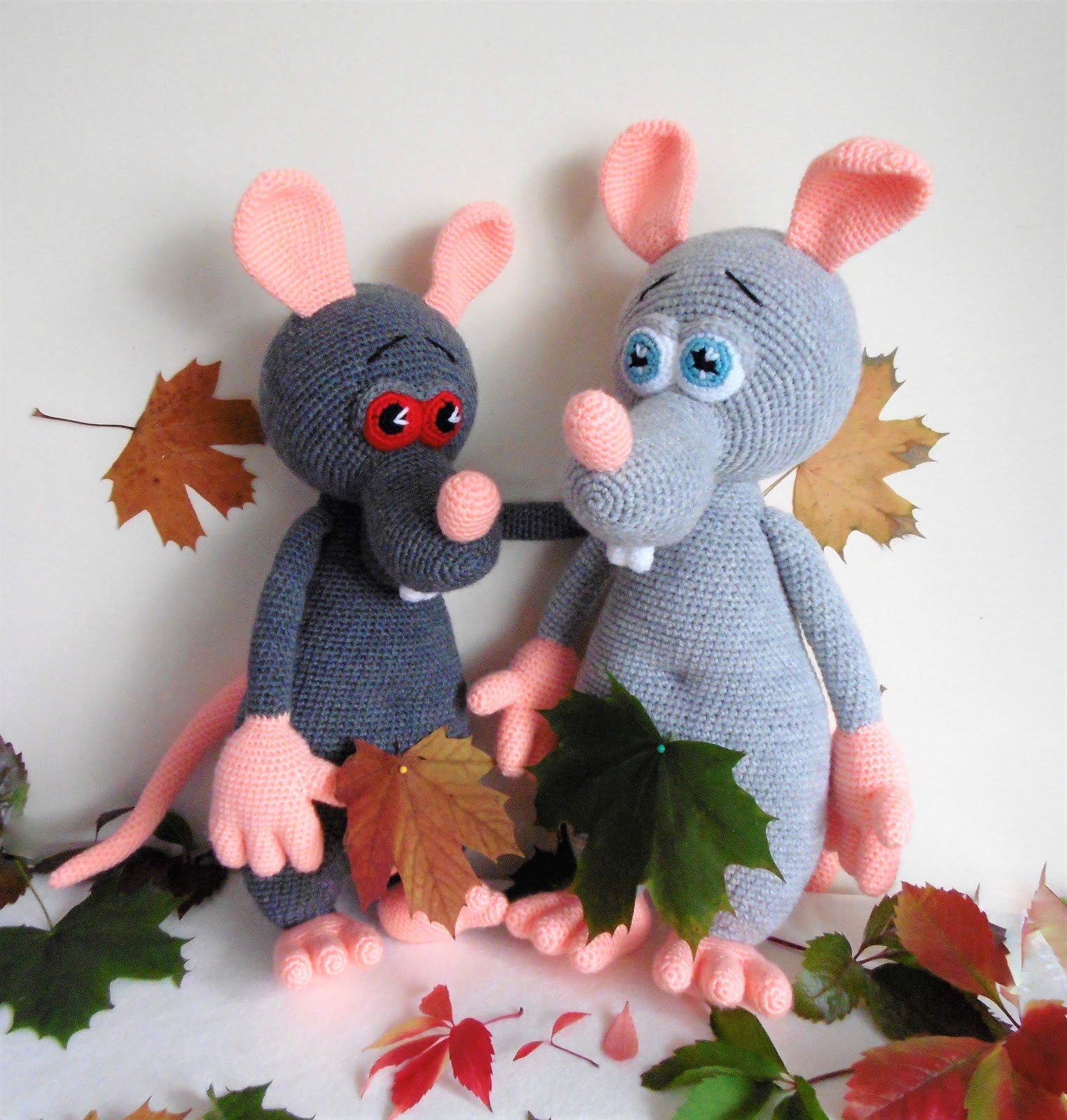 Kirju Mirju käsitöö.: Paljad rotid Aadam 1 ja Aadam 2. Naked rats Adam ...