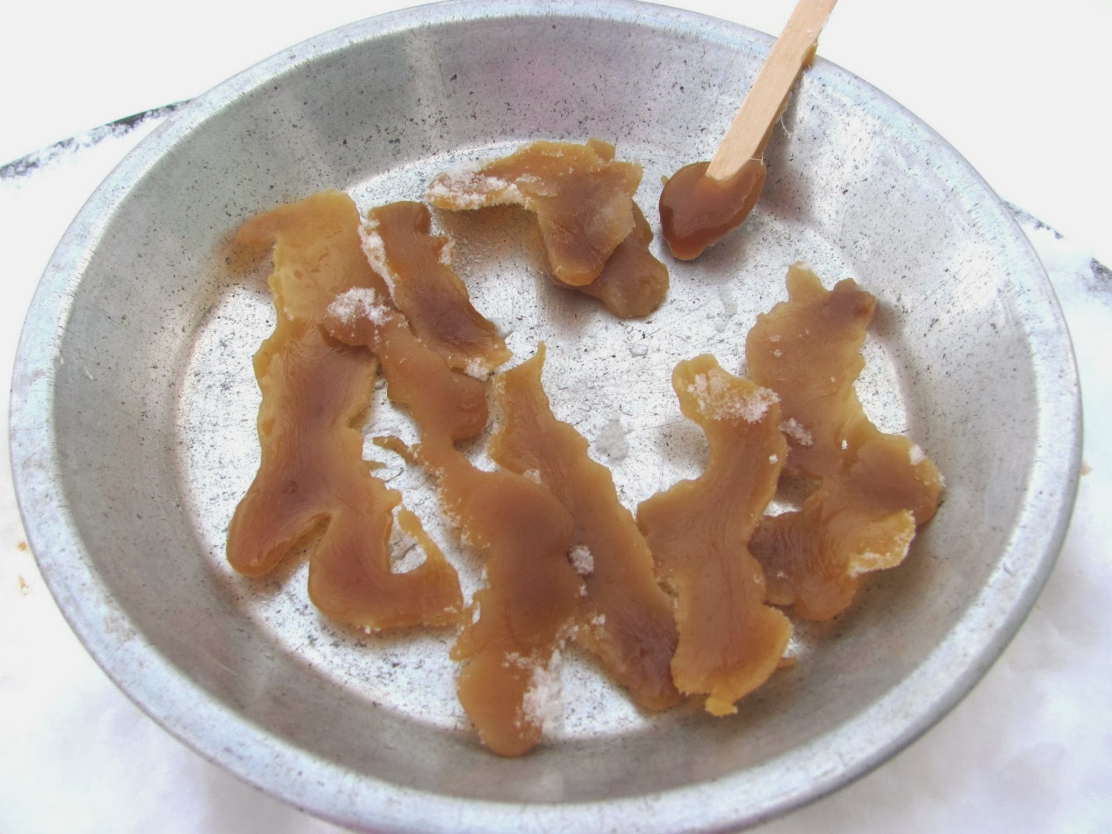 Elaine's Creative Works: Making Maple Syrup snow candy taffy