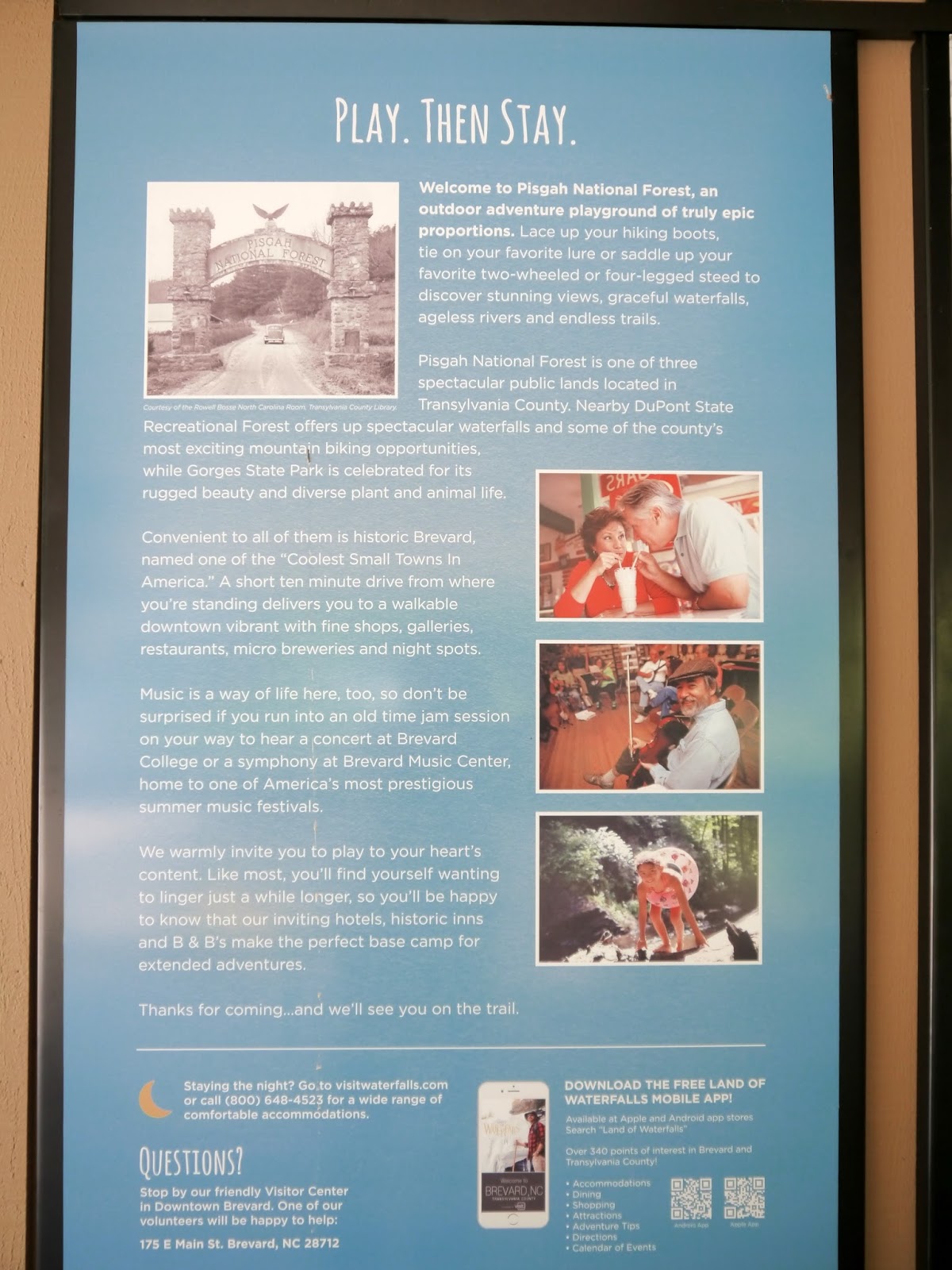 American Travel Journal: Visitor Center - Pisgah Ranger Station ...