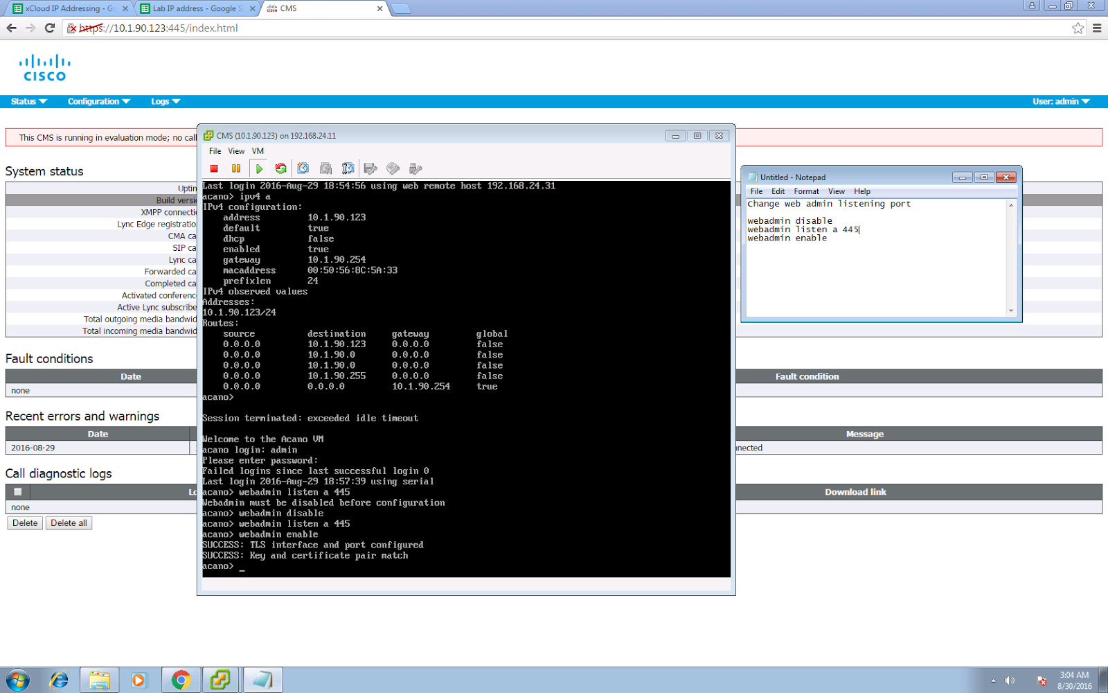 PandaeatsBamboo: Cisco Meeting Server (CMS) Part 1 - Making your first ...