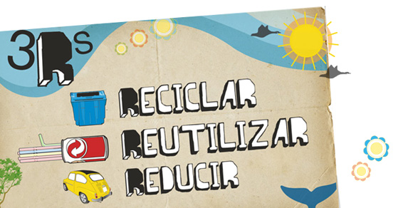 El RECICLAJE: LAS TRES "R" DE LA ECOLOGIA