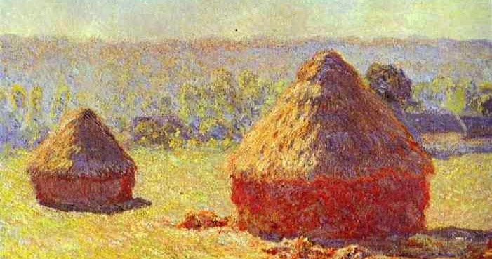 French Vocabulary Illustrated: meule (foin)