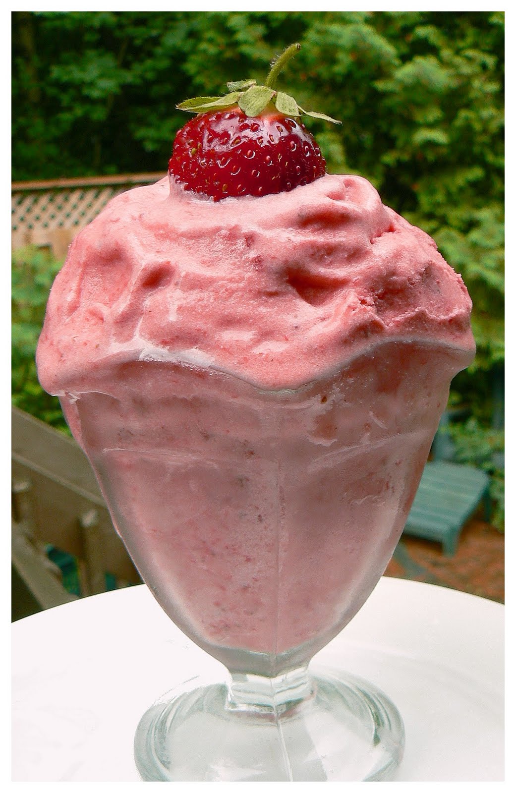 Le palais gourmand: Crème glacée aux fraises