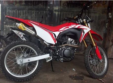 Gambar modifikasi honda CRF 150 L bikin ngiler