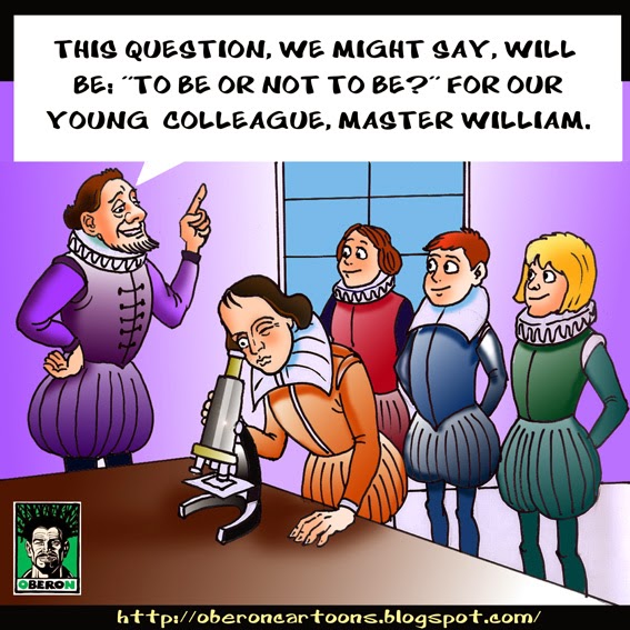 OBERON CARTOONS: Young Shakespeare