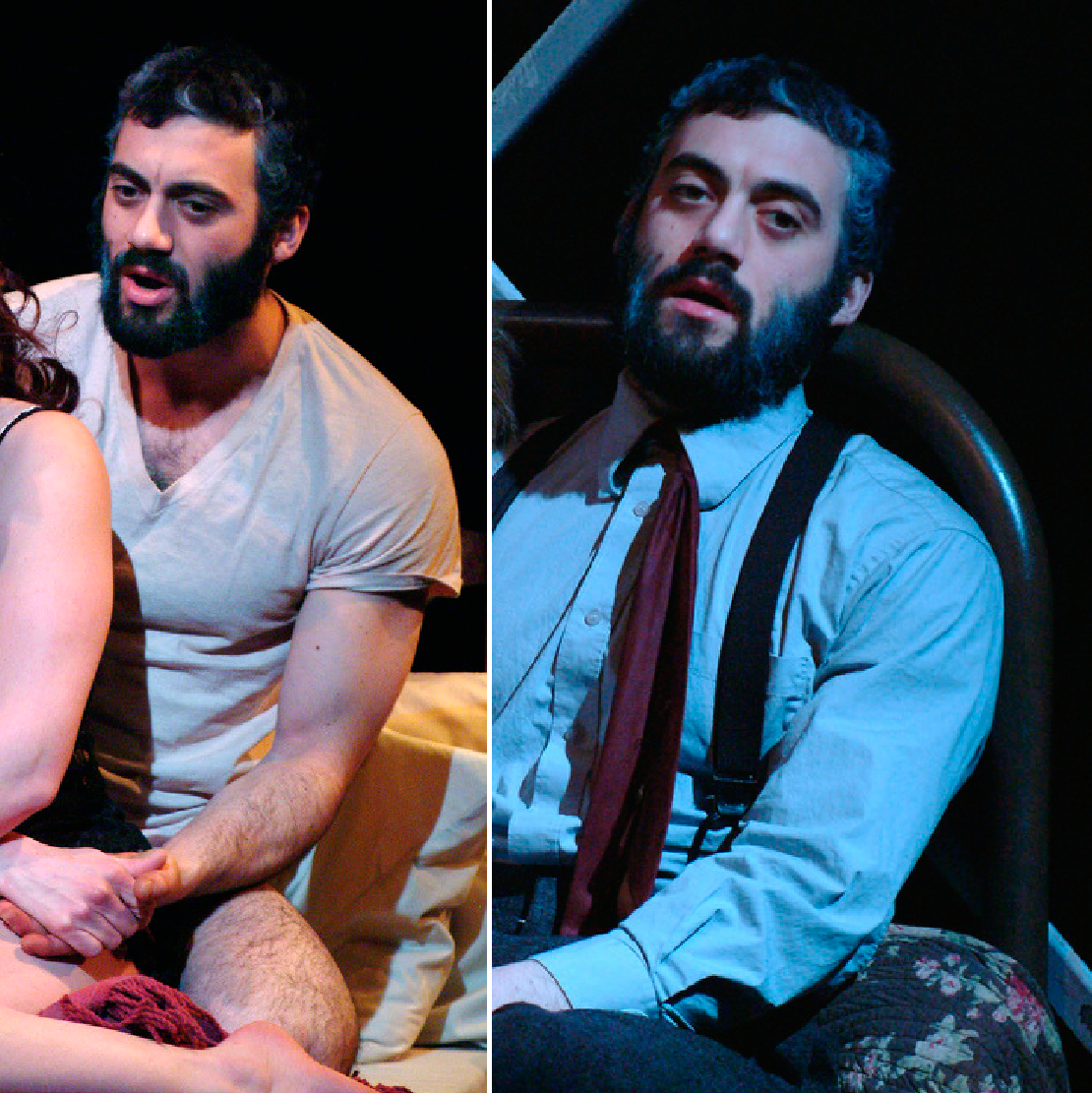 my new plaid pants: Good Morning, Gratuitous Morgan Spector