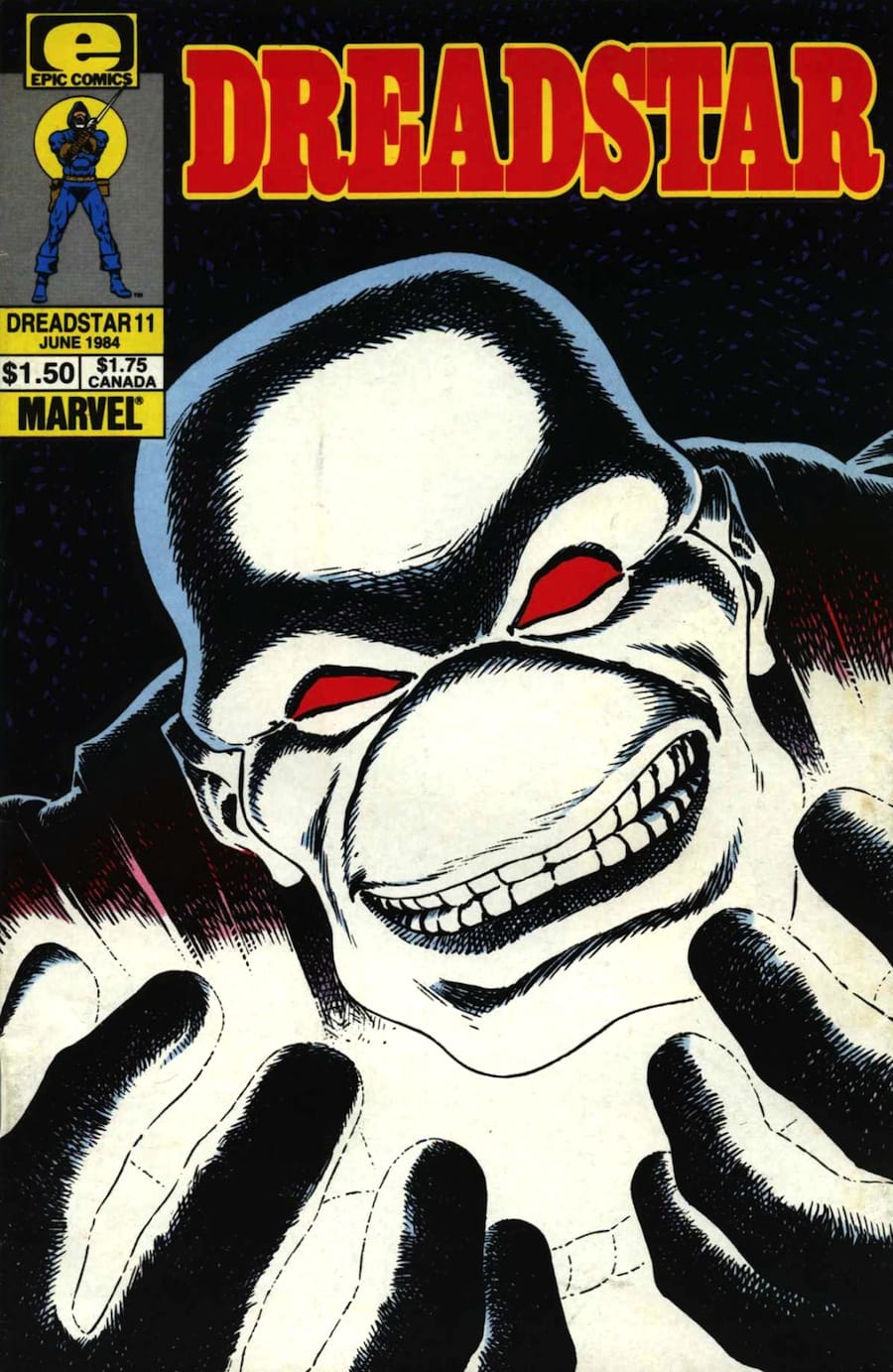 Dreadstar #11 - Jim Starlin art & cover - Pencil Ink