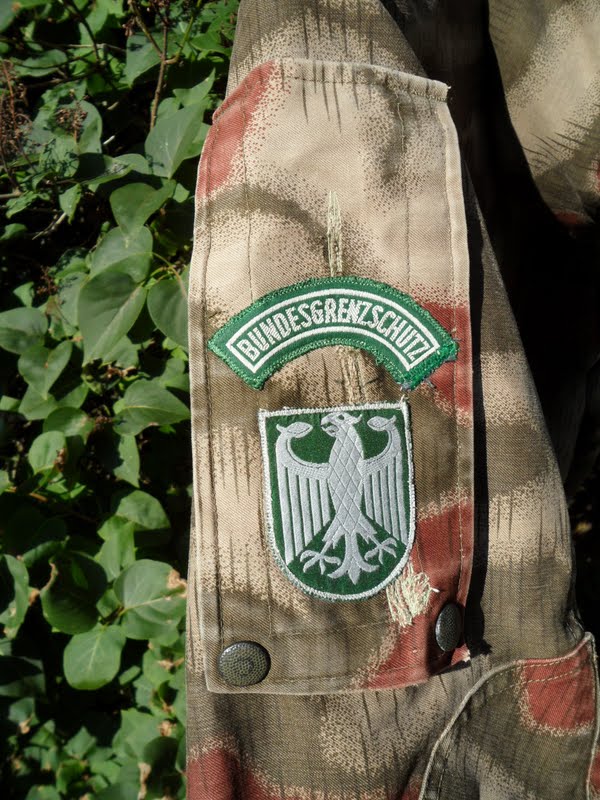 Four Bees: Bundesgrenzschutz Parka, BGS Sumpfmuster Camo