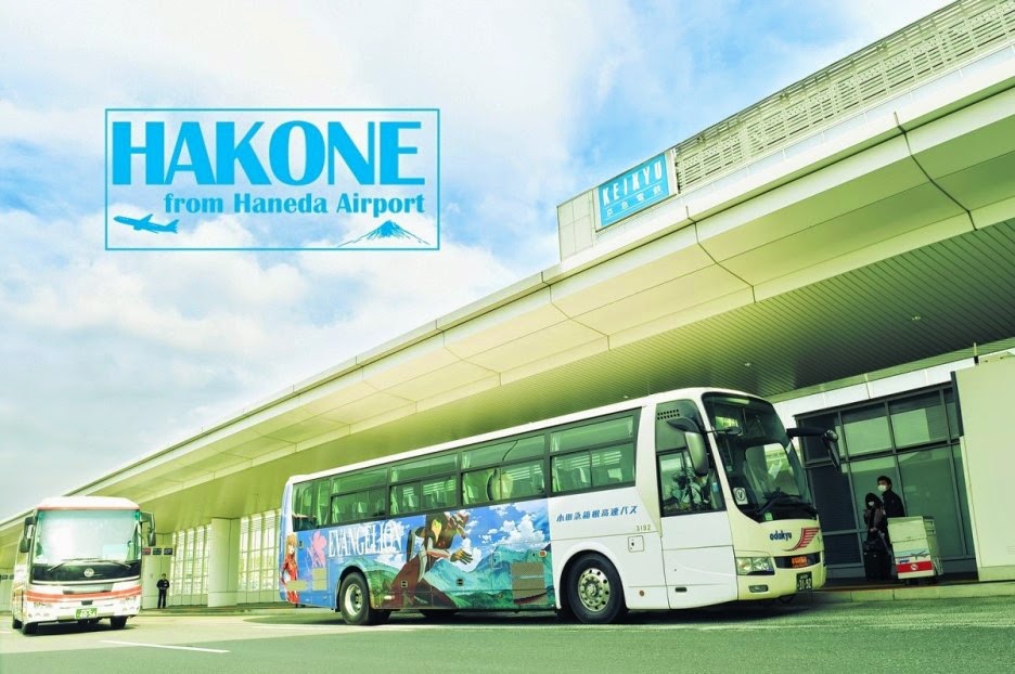 JAPANKURU: # Travel ♪ Hot Springs Trip to Hakone! Taking Evangelion bus ...